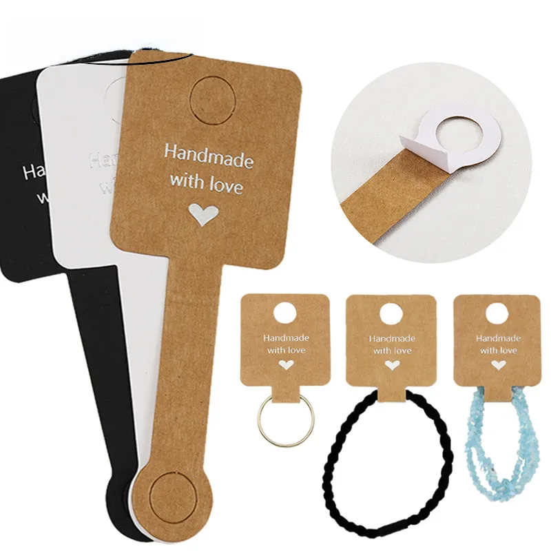 Premium Jewelry Card Display: Adhesive Cardboard Packaging for Hair ...