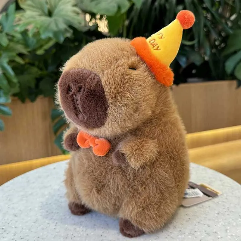 Graduation Plush Capybara Stuffed Animal Doctor Cap Plush Doll Throw ...