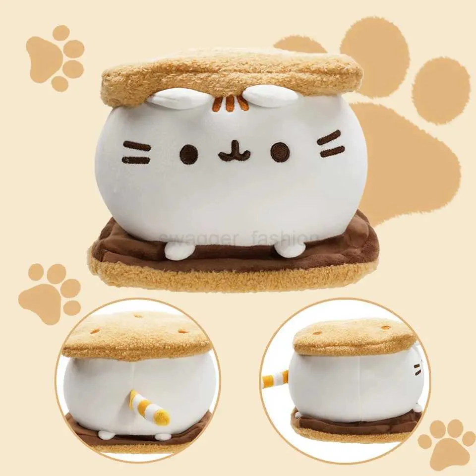 Kawaii Plushies: Adorable Fat Cat Plush Pillow Soft Stuffed Animal Toy ...
