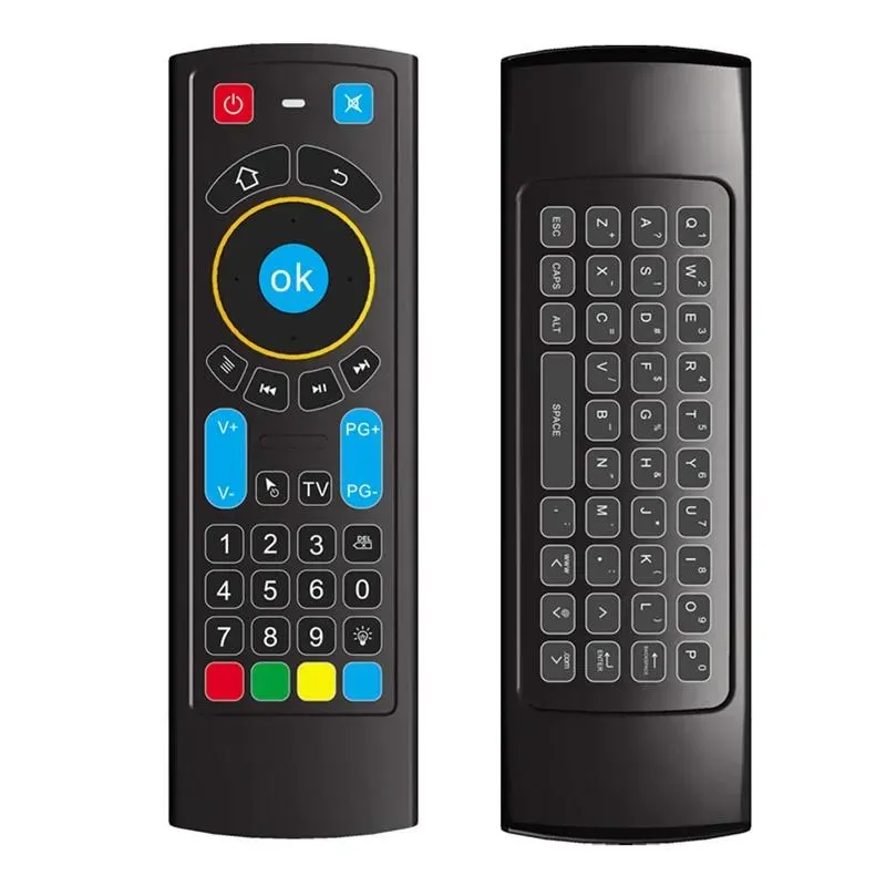 Air Mouse Remote Control, TV Keyboard Remote: 2.4G Mini Wireless ...