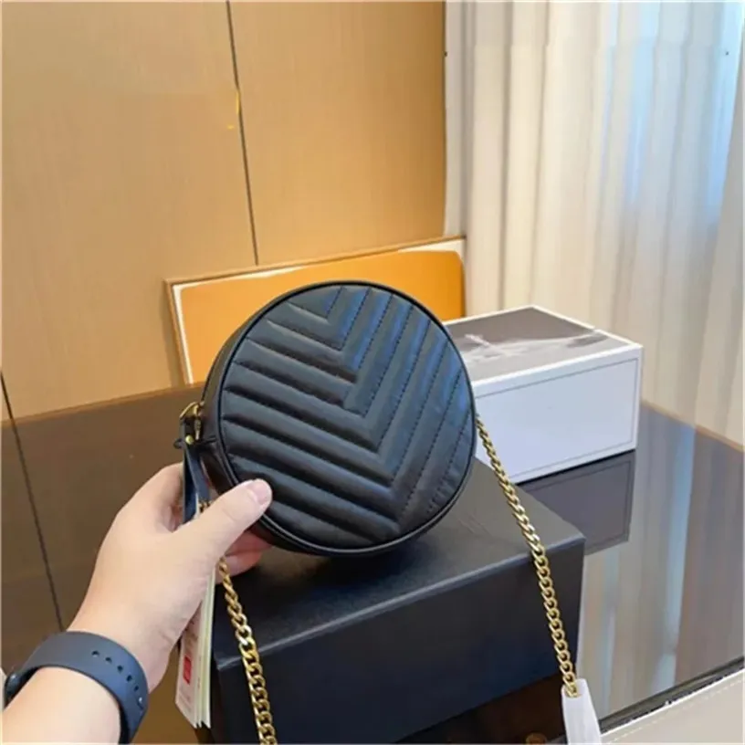 Designer Shoulder Handbags Round Crossbody Bag: Women's Chain Shoulder ...