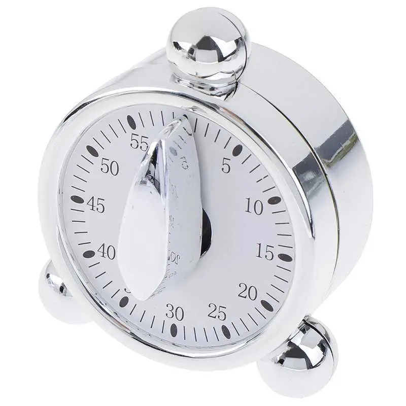 60-Minute Kitchen Timer - Mechanical Countdown Clock Reminder, Easy-to ...