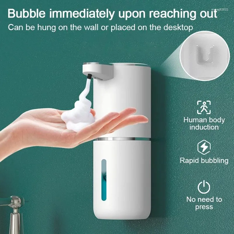 400ml Automatic Foam Dispenser With Touchless Display, Infrared Sensor ...