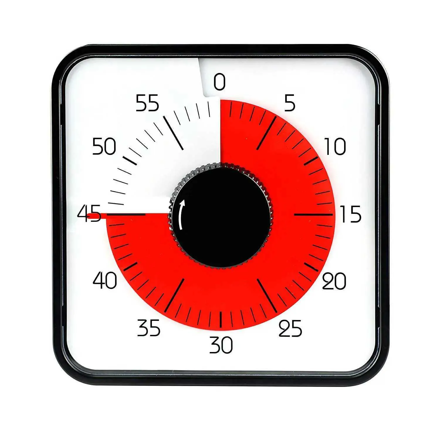 60-Minute Mechanical Timer - Pomodoro Kitchen Timer, Magnetic Visual ...