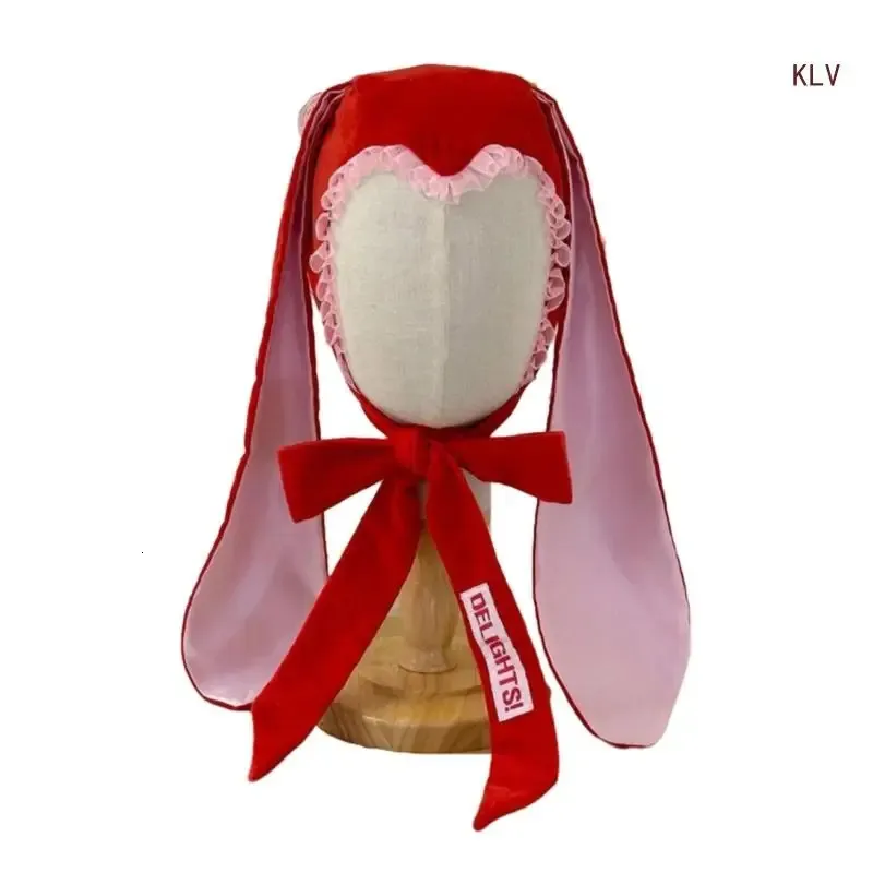 Girls Rabbit Hat Y2K Horn Ears Hat Horn Rabbit Gifts Warm Halloween Hat ...