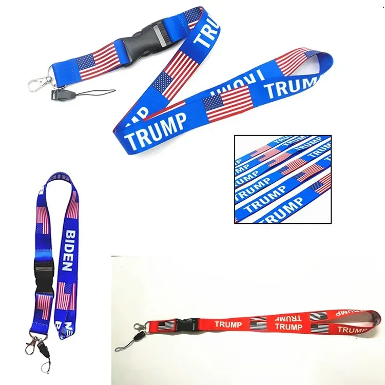 Donald TRUMP Biden USA Removable Flag Of The United States Chains Badge ...
