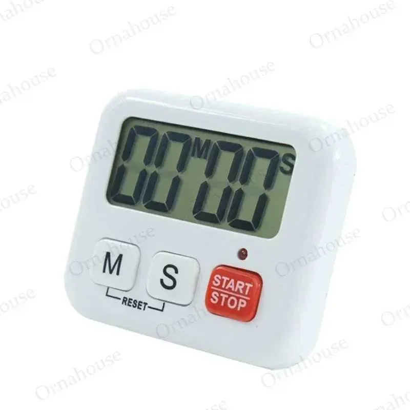 Digital Kitchen Timer - Magnetic Countdown Timer with Loud Alarm & Large LCD Display - Cooking ...