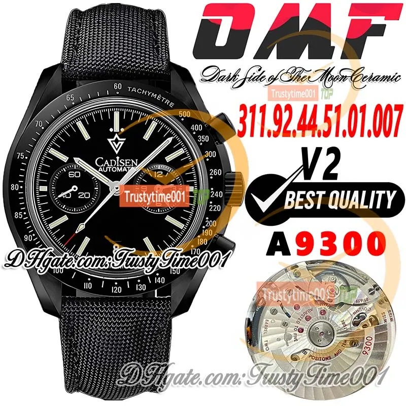 Dark Side Moon A9300 Chronograph Automatic Mens Samsung Watch 4 Classic ...