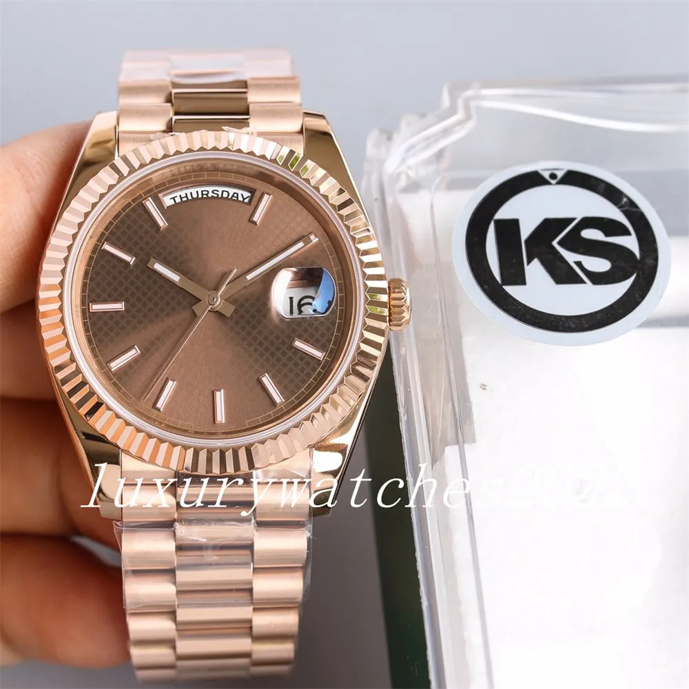 Automatic Mens Watch 40mm Cal 2836 Movement Men Bracelet Waterproof ...