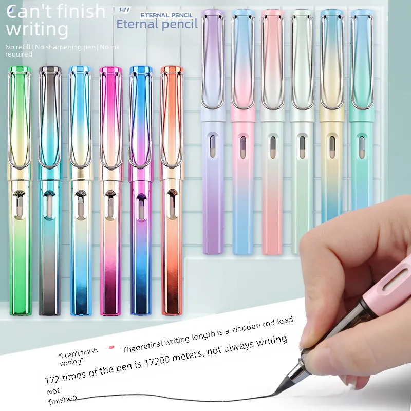Gradient Eternal Pencil Set: Prismarine Color Pencils for Art & School ...