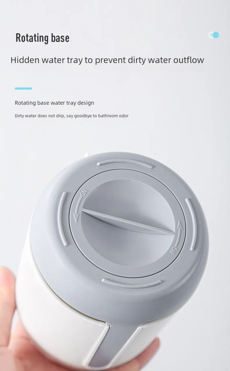 Premium Wall-Mounted Toilet Brush Set: Deep Cleaning, No Dead Angles ...