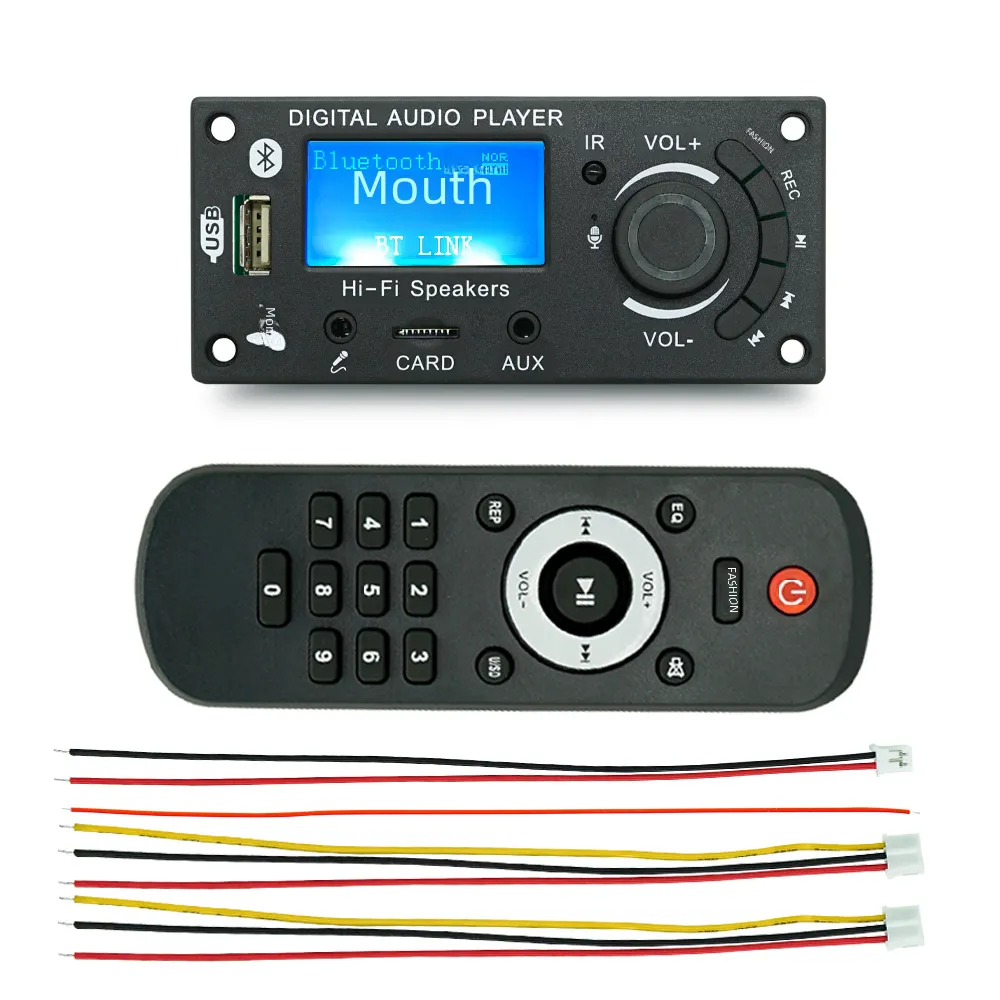 Premium LCD Bluetooth MP3 Decoder Board - DIY Car Audio & Amplifier ...