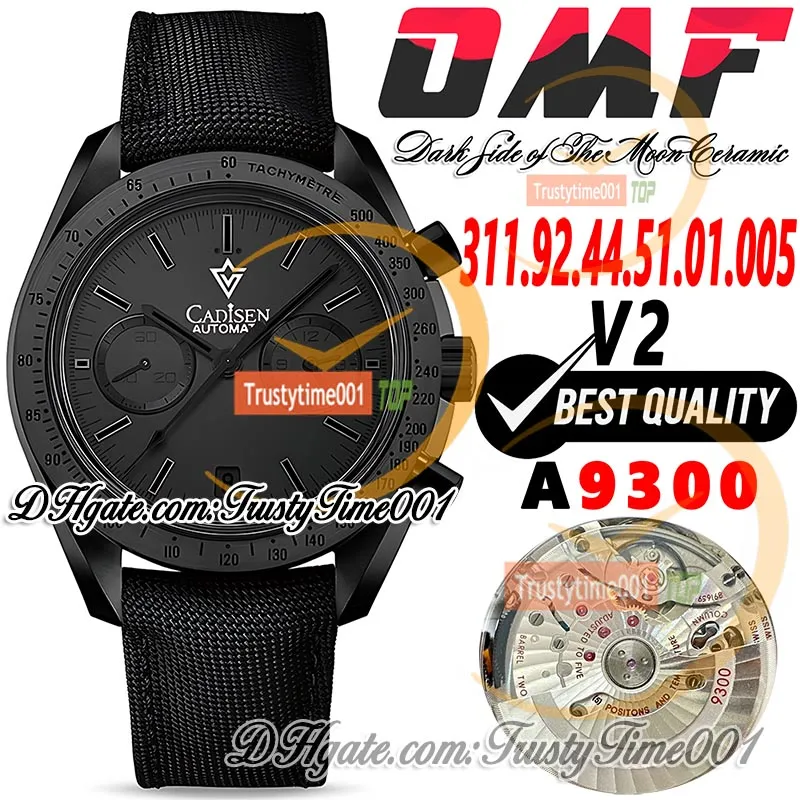 OMF V2 Dark Side Moon A9300 Chronograph Automatic... From No8_shoe ...