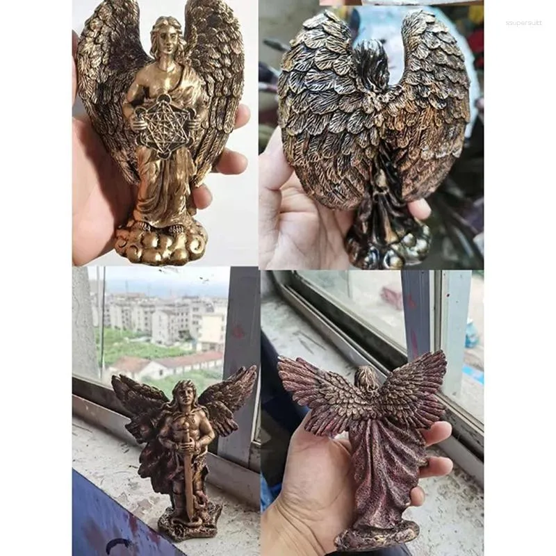 Geometric Angel Statue Talmudic Judaism Metatron With Sacred Parijatha ...