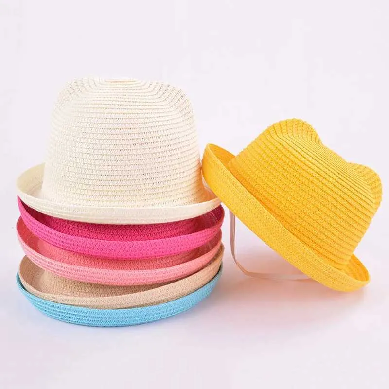 Cute Baby Sun Hats with Ears - Summer Bucket Hat for Boys & Girls ...