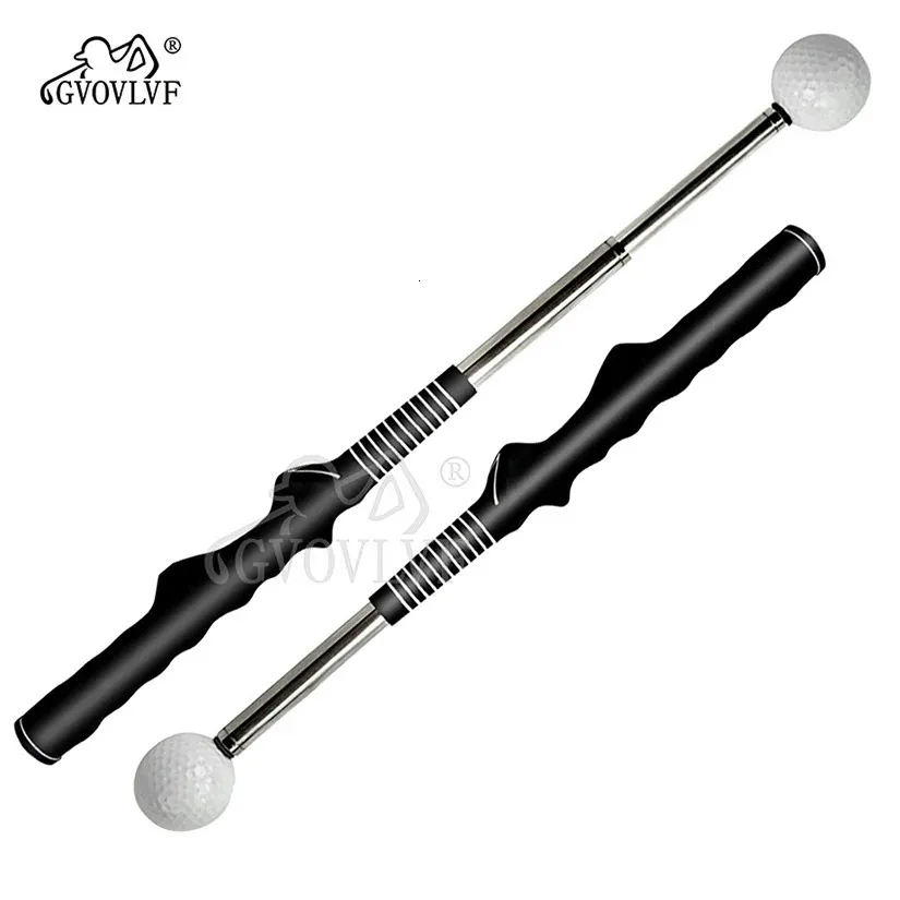Telescopic Golf Swing Trainer Stick: Rhythm Click, Correcting Gesturer ...