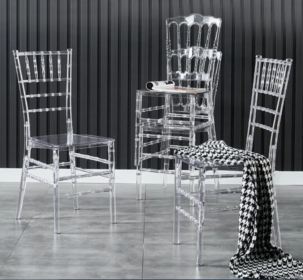 Crystal Acrylic Hotal Acrylic Dining Chairs Set Of... From Homesicker ...