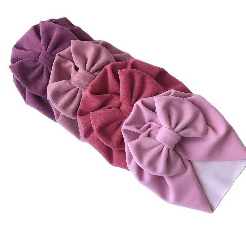 Soft Baby Hats with Big Bowknot - Spring Cotton Beanies for Infant ...