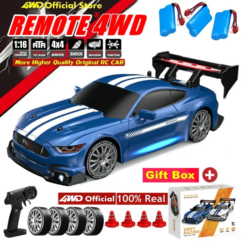 RC Drift Car Remote Control GTR AE86 Model, 4WD 2.4G Racing RTR Radio ...
