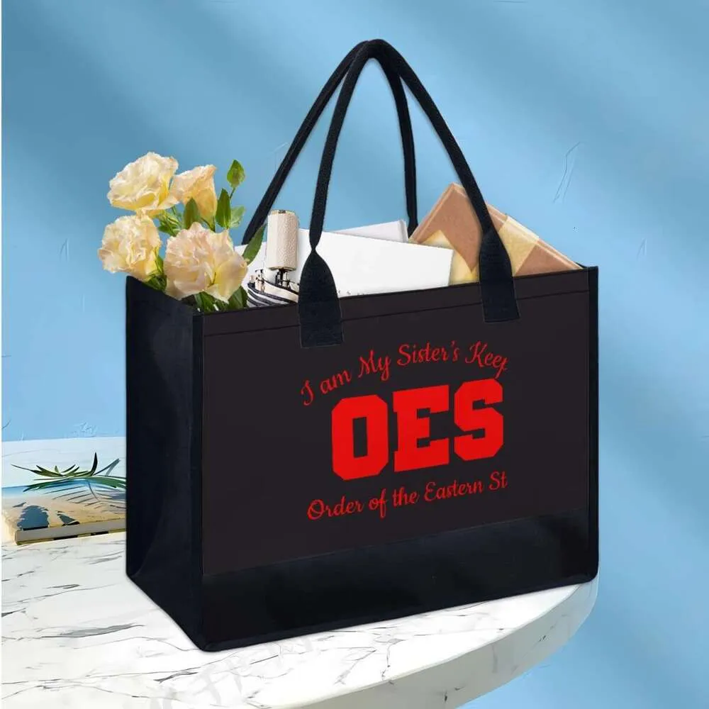 Bag Womens 2023 OES Sistars Order Of Eastern Print Vintage Tote Bags ...