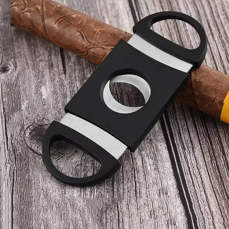 Portable Stainless Steel Cigar Cutter With Plastic Key Tags Blade And ...