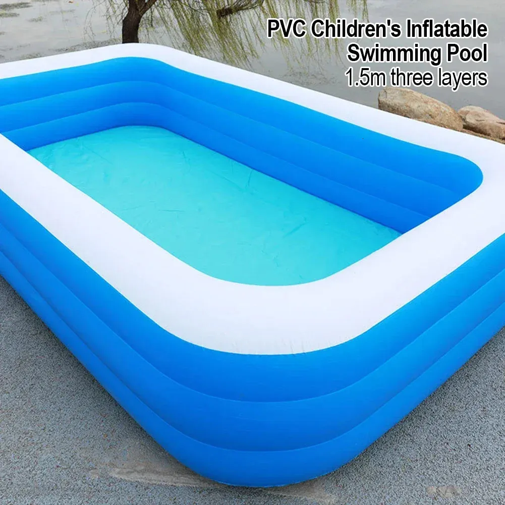Inflatable Outdoor Swimming Pool Family Padding Pool PVC Inflatable ...