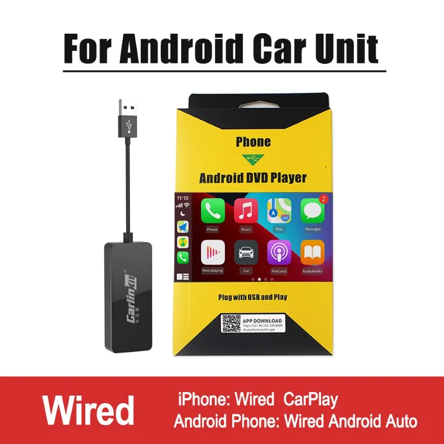 LoadKey & Carlinkit Wired CarPlay Dongle Adapter For Android Screen ...