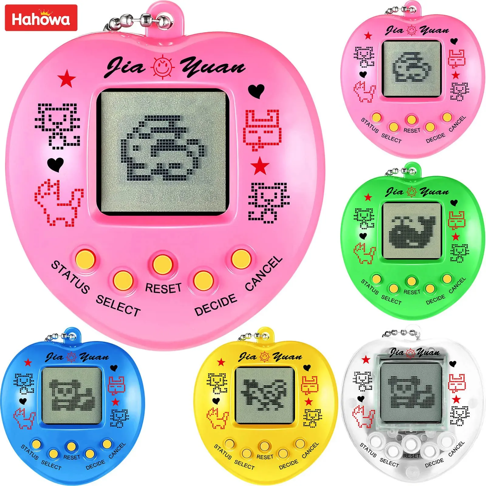 Nostalgic Electronic Pet Game - Classic 90s Virtual Pet Pixel Toy ...