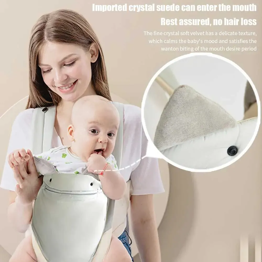 Breathable Pure Cotton Sling For New Born With Kangaroo Shoulder Strap ...