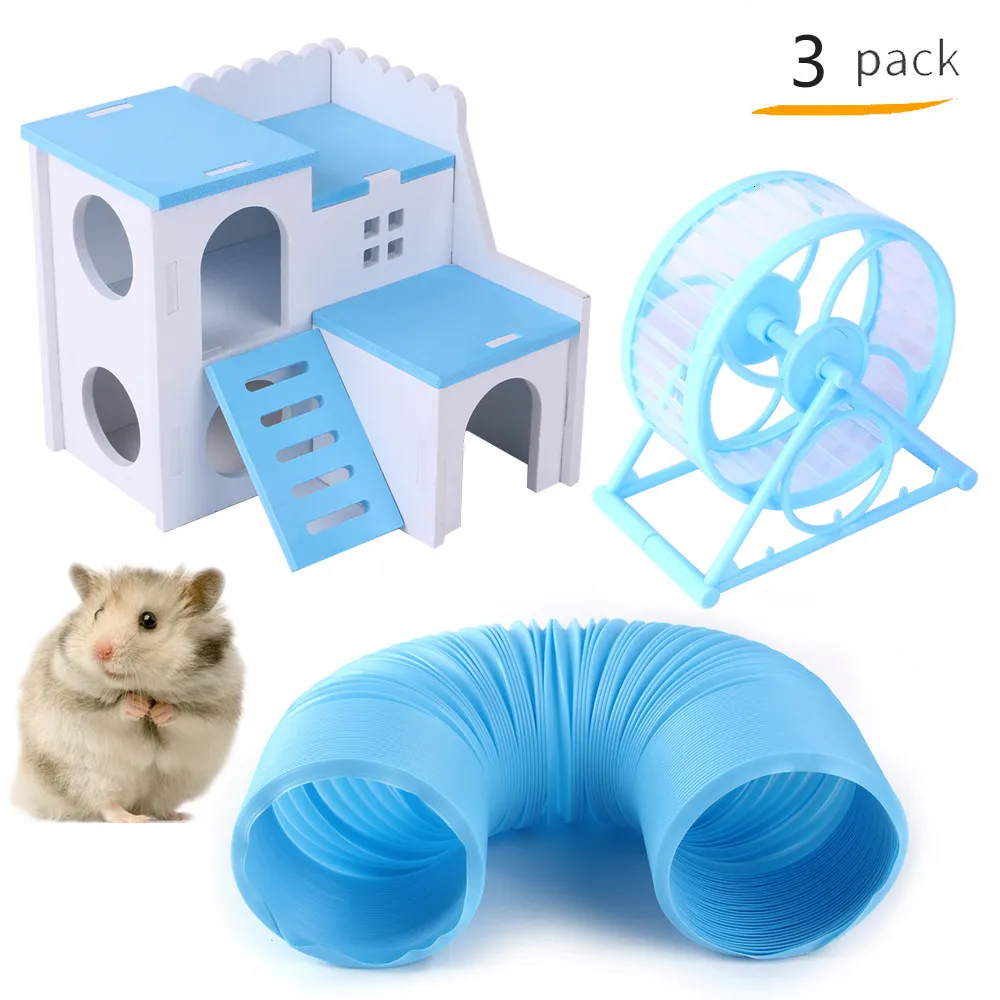 DHgate.com:3-in-1 Hamster PlaygroundWooden Hamster Cage Accessories ...