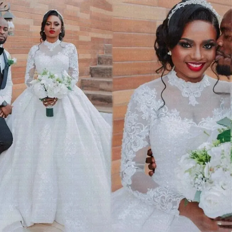 Gorgeous Long Sleeve Beaded Lace Wedding Dresses ... From Sellonbest ...