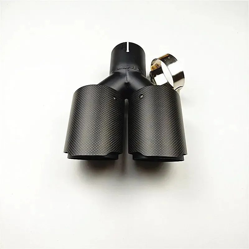 DHgate.com:1 Pcs Double Tailpipe Carbon Fiber For Akrapovic Exhaust ...