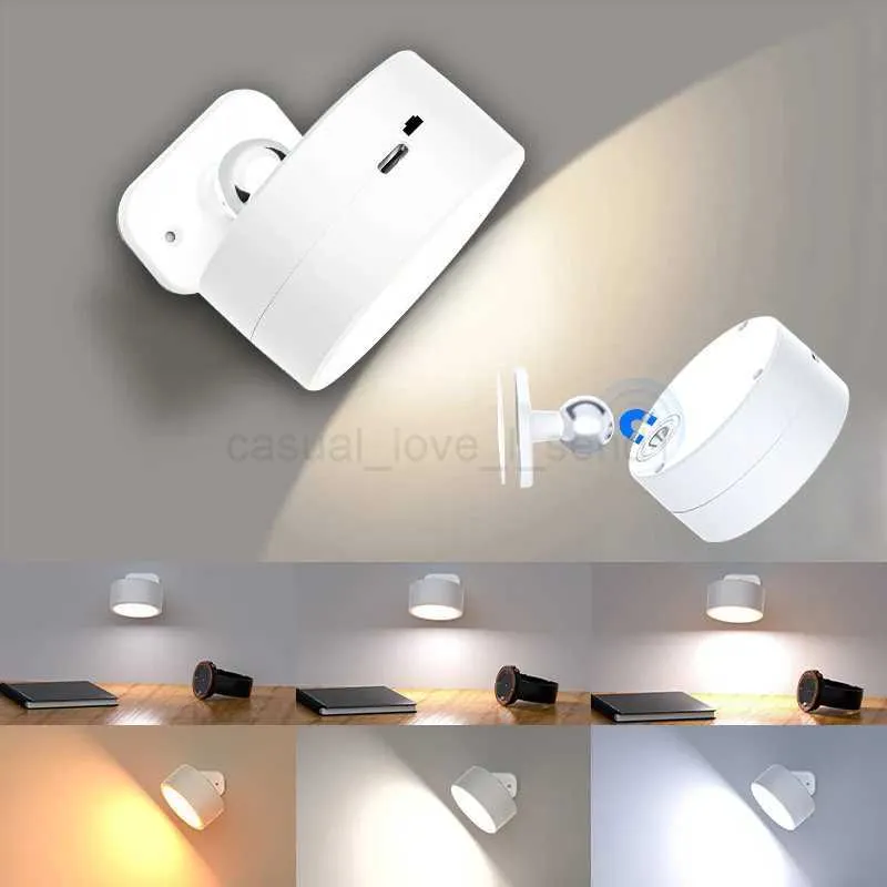 LED Wall Lamp Touch Remote Control Rechargeable Wall... From Casual ...