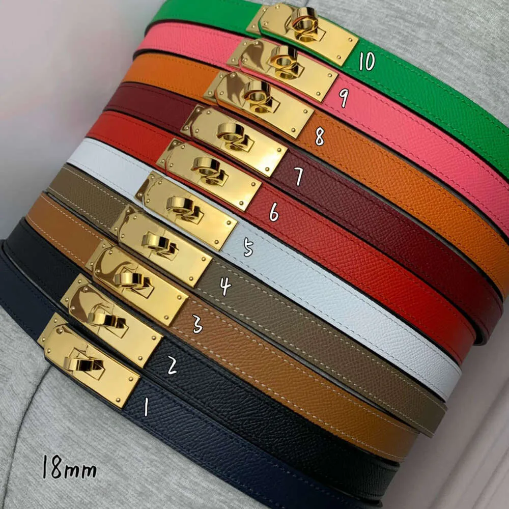 Luxury Designer Genuine Leather Womens Thin Belt ... From ...