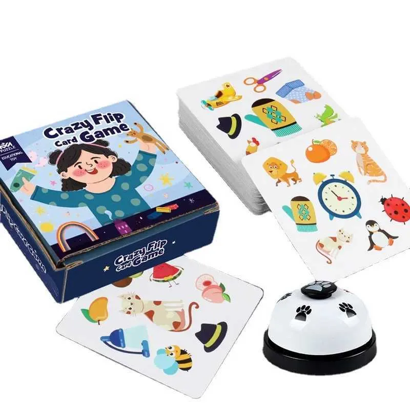 Wall Chart Cognition Card Childrens Memory Matching Card Toy Animal ...