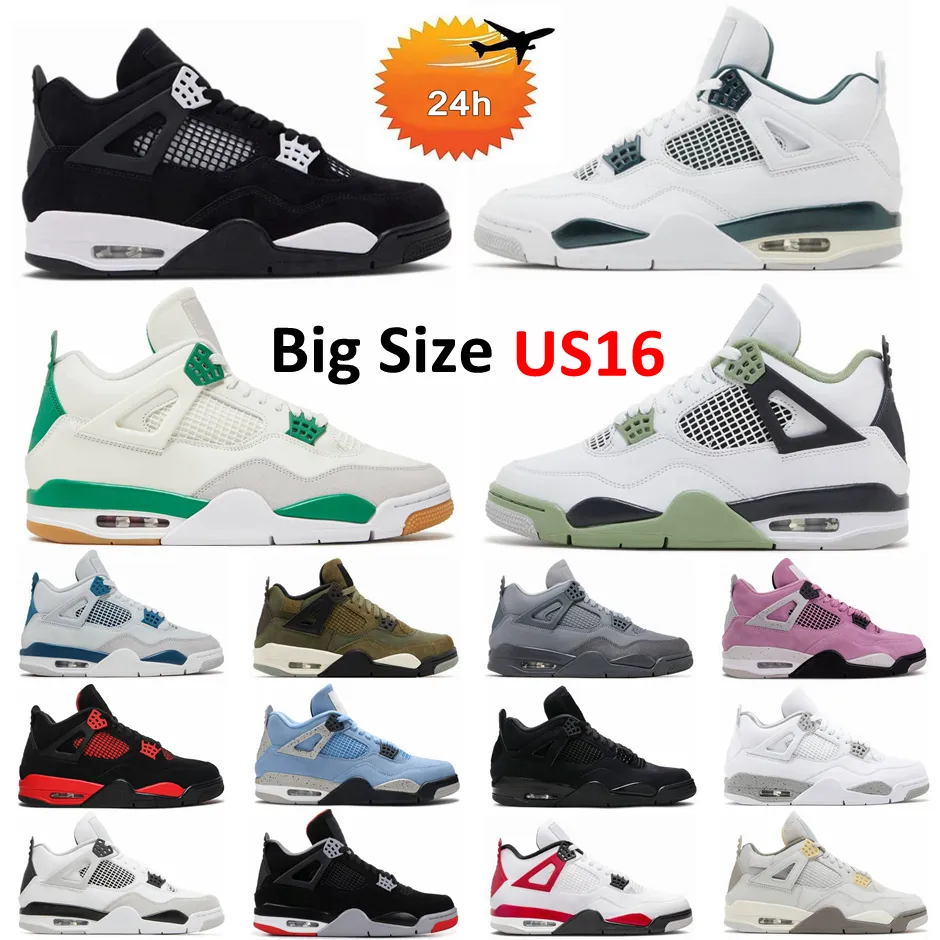 Designer Mens Women Basketball Shoes Pine Green Black Cat 4 Purple ...