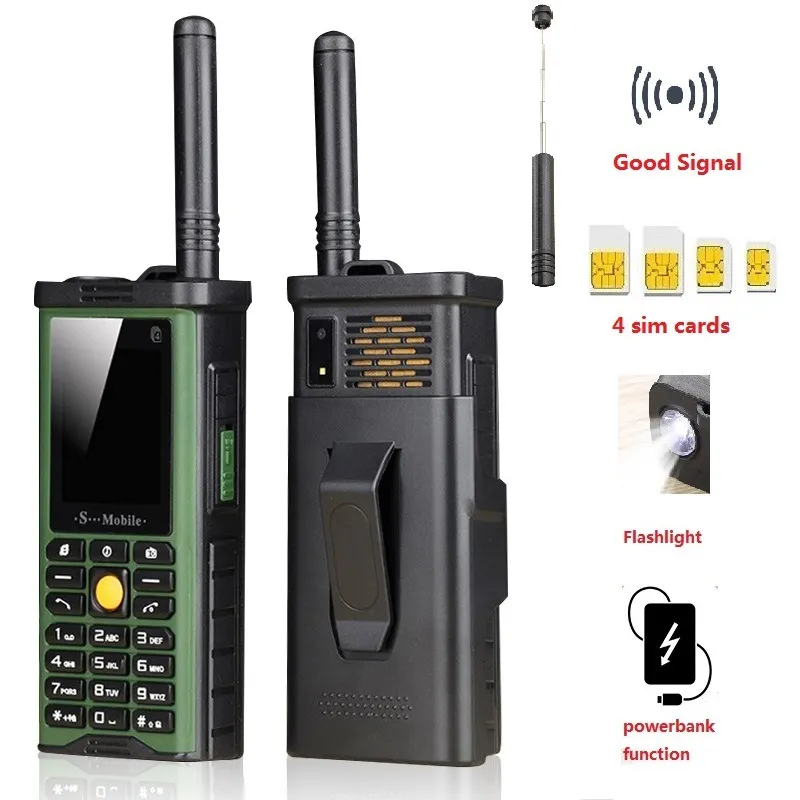 Outdoor Mobile Phone Quad SIM Bar Design 2.2 in Screen 2400mAh Battery ...