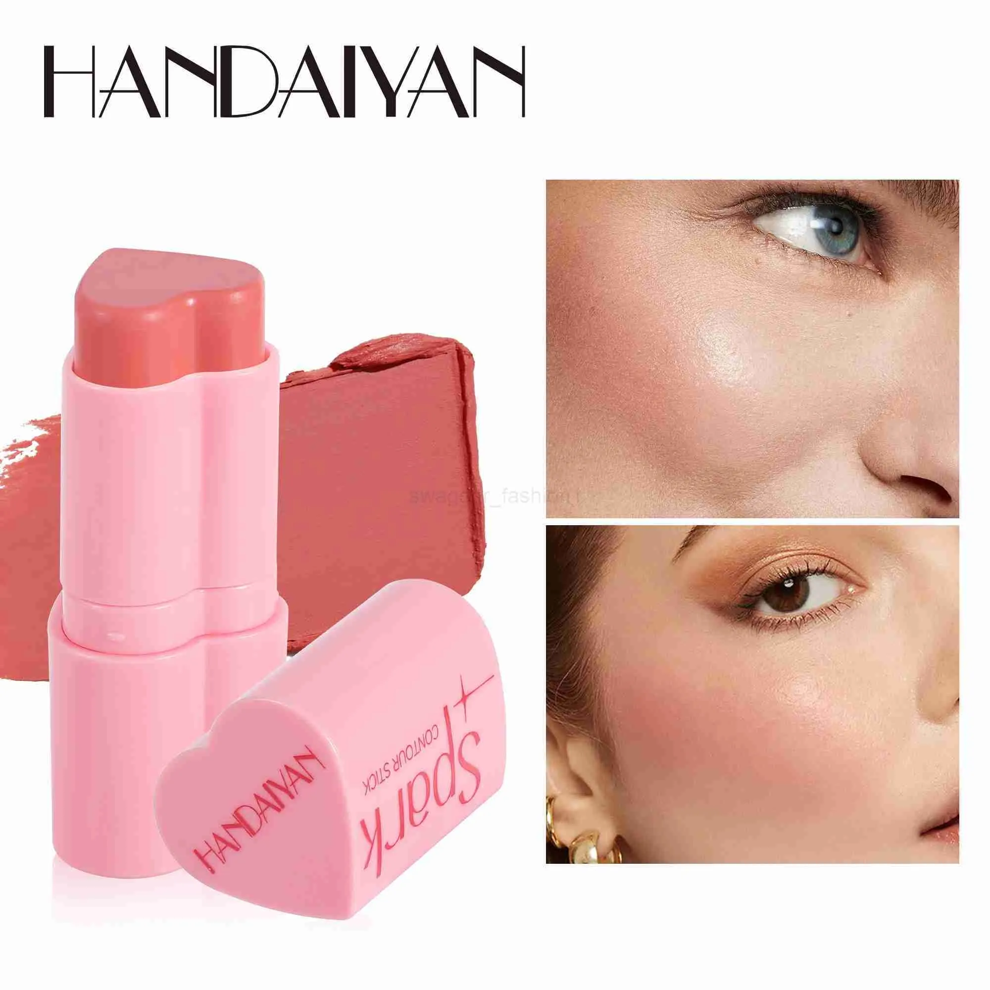 Heart-Shaped Face Makeup Stick: Blush, Contour & Highlighter in One ...