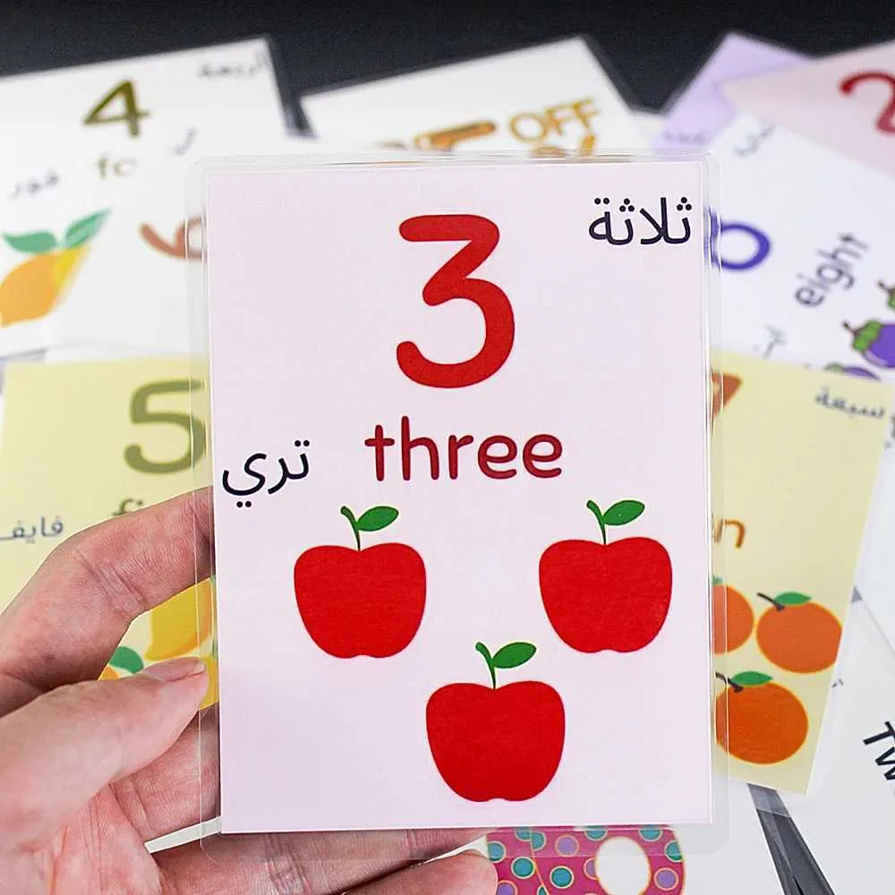 Wall Chart Cognition Card Digital Baby Montessori Cognitive BLASH KARTE ...