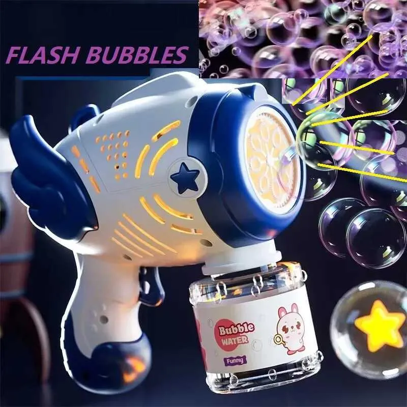 Other Toys Electric Bubble Machine Flashing Light Music Automatic ...