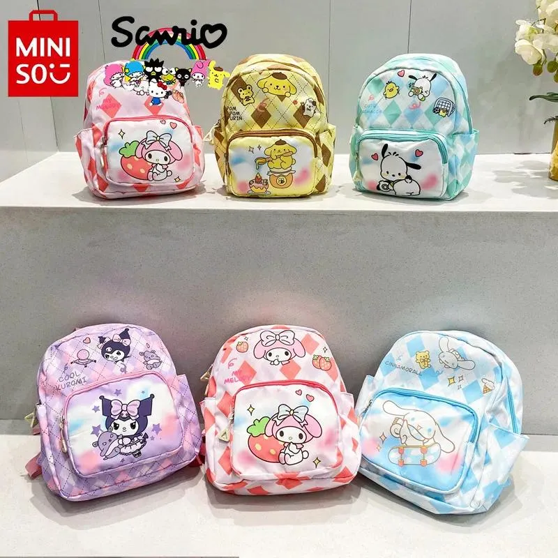 Backpack MINISO 2024 Student School Bag Fashionable High Quality ...