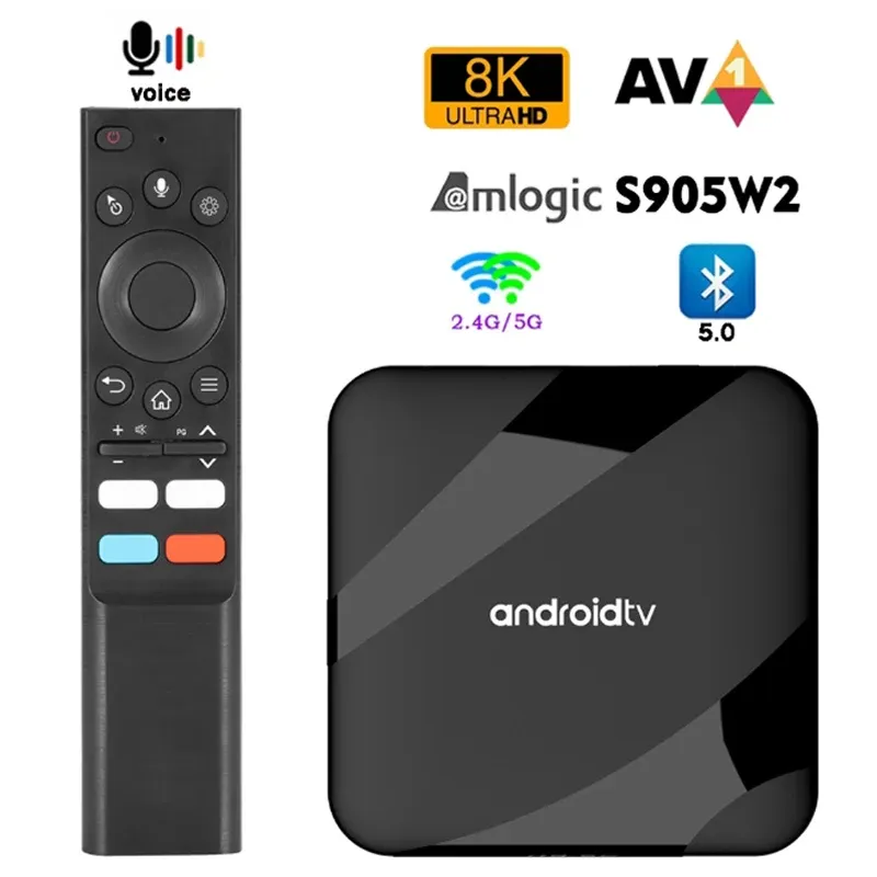 DHgate.com:TV98 ATV Smart Android 14 TV Box, Amlogic S905W2, 4G 5G Dual WiFi, BT 5.0, 8K HD ...