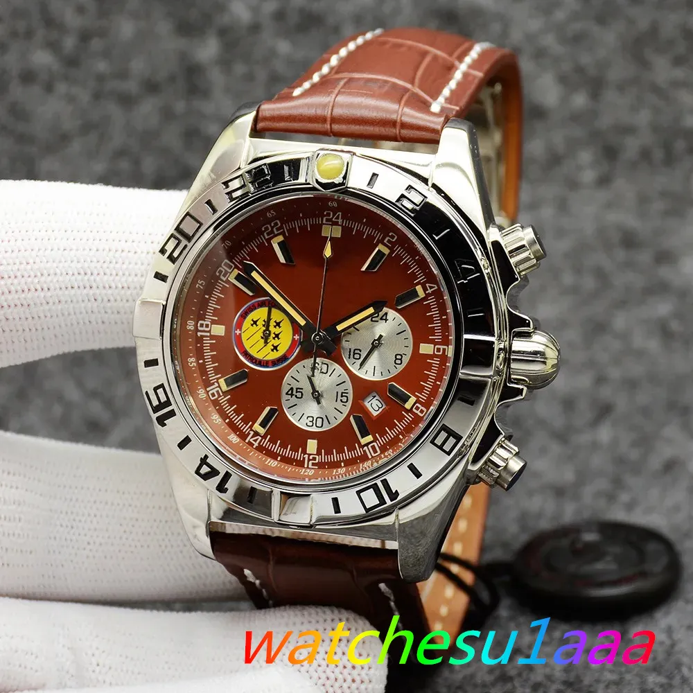 Navitimer Chronograph Air Watch With Battery Movement And Brown Dial ...