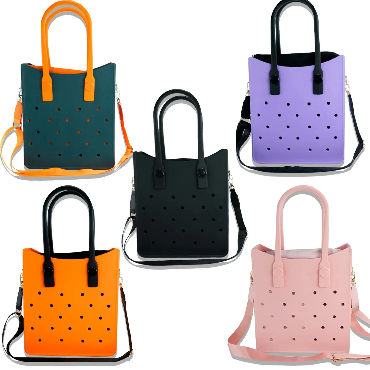 Waterproof EVA Beach Tote: Fashionable Punched Design, Perfect for ...