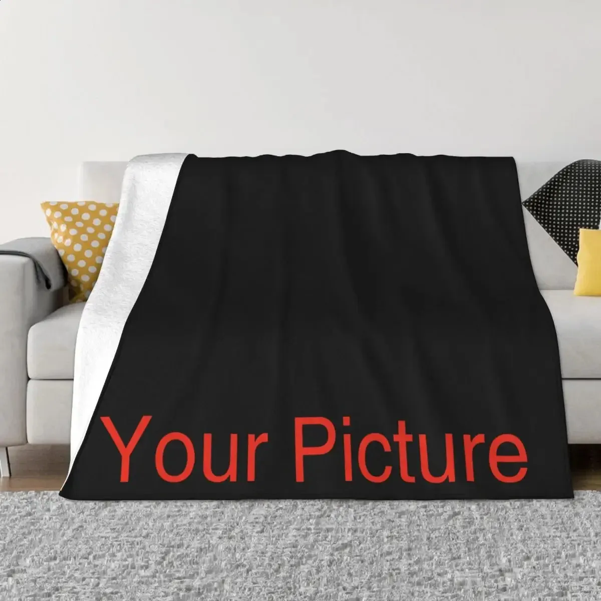 Premium Coral Fleece Plush Bed Sheet: Custom DIY Blanket Cover - Shop ...