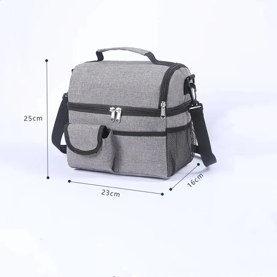 10L Portable Thermal Lunch Bag - Insulated Food Cooler for Work ...