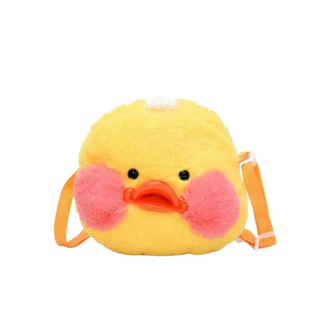 Cute Duck Backpack for Kids - Soft Plush Toy Bag, Mini Crossbody, Easy ...