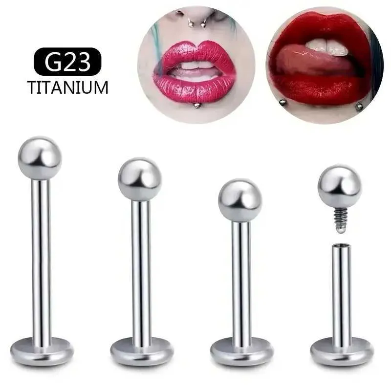 DHgate.com:16g Titanium Crystal Lip Piercing Jewelry, Screw Spiral ...