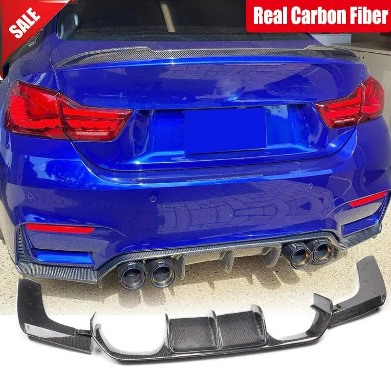 Premium Carbon Fiber Rear Bumper Diffuser Lip Contour Modification For ...