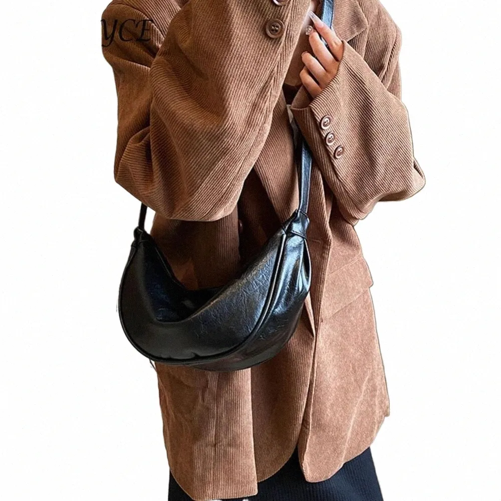 DHgate.com:Small Crescent Bag for Women - Stylish PU Leather Crossbody ...